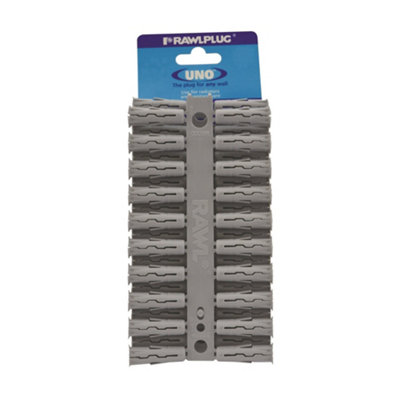 Rawlplug Universal Plug (Pack Of 80) Grey (10 x 36mm) | DIY at B&Q