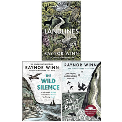 Raynor Winn Collection 3 Books Set (The Wild Silence, The Salt Path ...