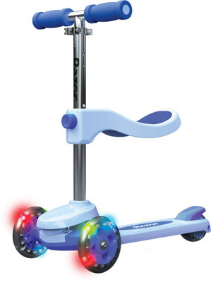 Razor Childrens Scooter Tricycle Rollie Blue LED Trike Stand or Seated ...