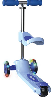 Razor Childrens Scooter Tricycle Rollie Blue LED Trike Stand or Seated ...
