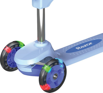 Razor Childrens Scooter Tricycle Rollie Blue LED Trike Stand or Seated ...