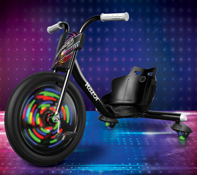 Razor Trike RipRider 360 Lightshow Outdoor Tricycle Bike - Age 5+