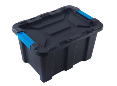 RB BOSS ECO 25L Recycled Plastic Storage Box with Lid & Tray - Heavy ...