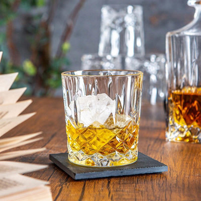 RCR Crystal Orchestra Cut Glass DOF Double Old Fashioned Whiskey ...