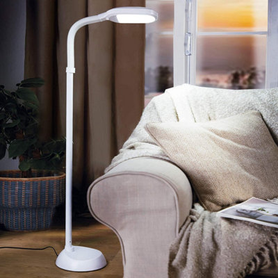 Reading Lamp Floor LED White, Closely Mimics Natural Daylight at Noon ...