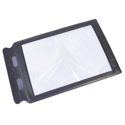 Reading Sheet Magnifier - 2x Magnification - Lightweight Large Reading ...
