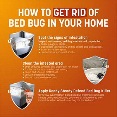 Ready Steady Defend Bed Bug Killer Spray 1 Litre