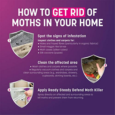 Ready Steady Defend Moth Killer Spray 1 Litre