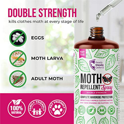 Ready Steady Defend Natural Moth Repellent Spray 200ml