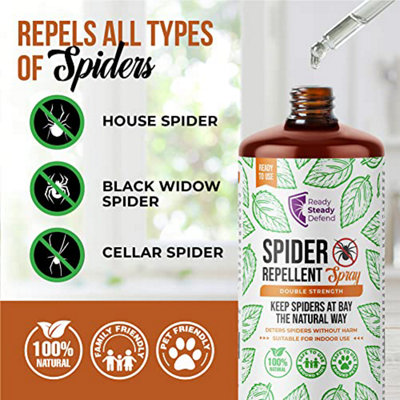 Ready Steady Defend Natural Spider Repellent Spray 200ml