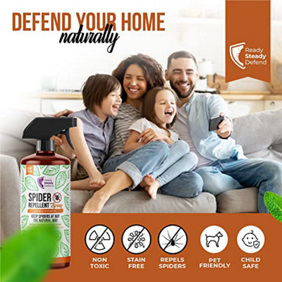 Ready Steady Defend Natural Spider Repellent Spray 200ml