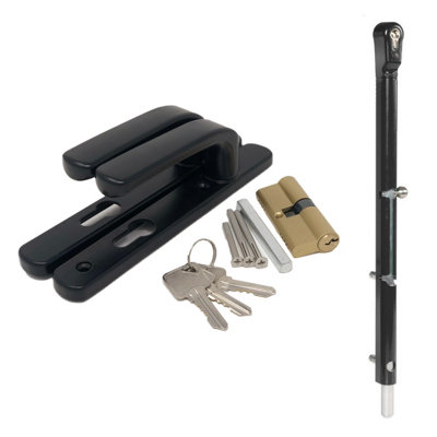 Readymade Manual Gate Lock & Latch Pack - Black