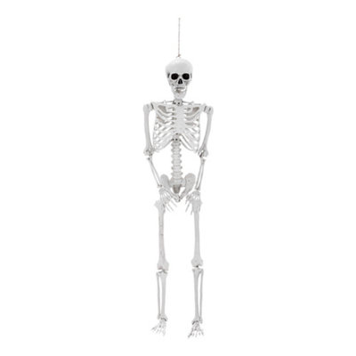 Realistic Full Body Poseable Skeleton Props Hanging Halloween Party ...