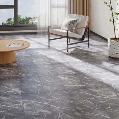 Realistic Stone Effect Click Lock Design Flooring Planks Underlay ...