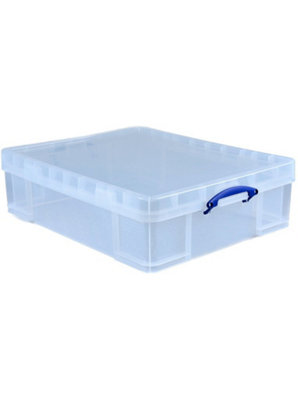 Really Useful 70 Litre Versatile Clear Storage Box: Stackable ...