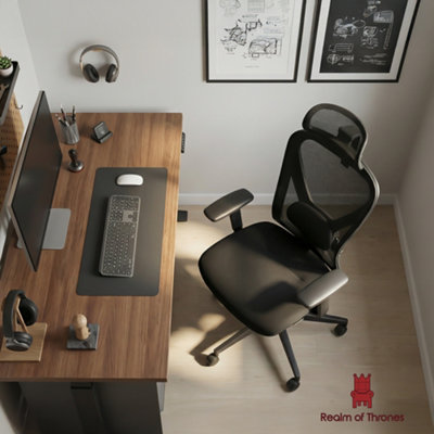 Realm of Thrones Ergonomic Office Chair with Adjustable Height and ...