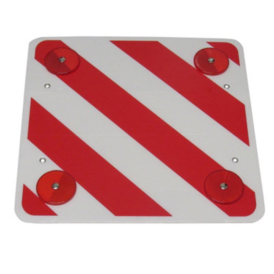 Rear Warning Sign Safety Reflector (Protruding Hazard Signal Bike Rack ...