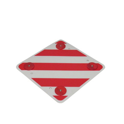 Rear Warning Sign Safety Reflector (Protruding Hazard Signal Bike Rack ...