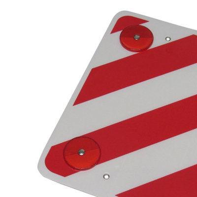 REAR WARNING SIGN SAFETY REFLECTOR (PROTRUDING HAZARD SIGNAL BIKE RACK ...
