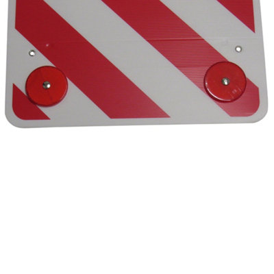 Rear Warning Sign Safety Reflector (Protruding Hazard Signal Bike Rack ...