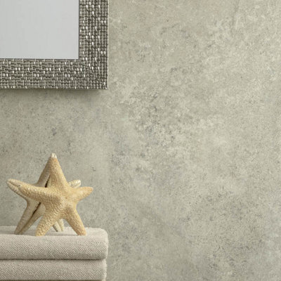 Rearo Selkie MDF Bathroom Shower Wall Panel (H)2420mm x (W)1180mm x (D ...