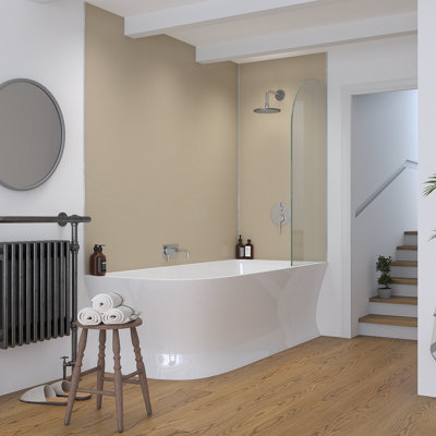 Rearo Selkie MDF Bathroom Shower Wall Panel (H)2420mm x (W)1180mm x (D ...