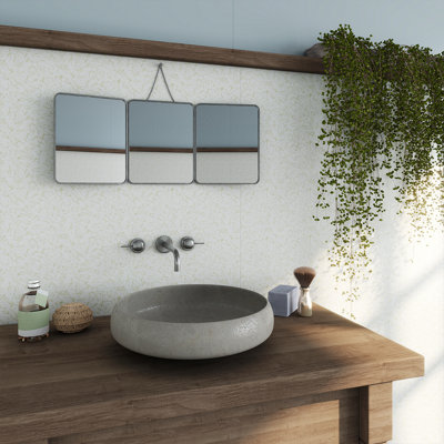 Rearo Selkie MDF Bathroom Shower Wall Panel (H)2420mm x (W)1180mm x (D ...