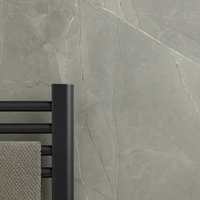 Rearo Selkie MDF Bathroom Shower Wall Panel (H)2420mm x (W)1200mm x (D ...