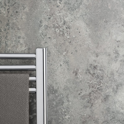 Rearo Selkie MDF Bathroom Shower Wall Panel (H)2420mm x (W)1200mm x (D ...