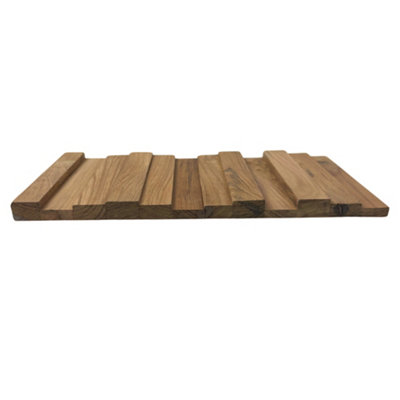 Rebel Of Styles UltraWood Vertical Solid Asian Teak Wood Wall Ceiling ...