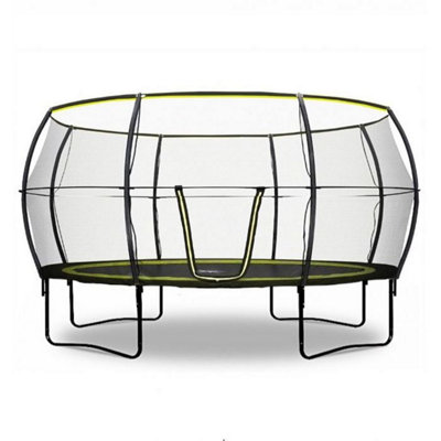 Rebo 14ft Base Jump Trampoline With Halo II Enclosure