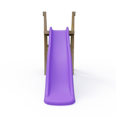 Rebo Children's Free Standing Garden Wave Water Slide with Wooden ...