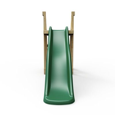 Rebo Free Standing Garden Wave Water Slide with Wooden Platform - 6ft ...
