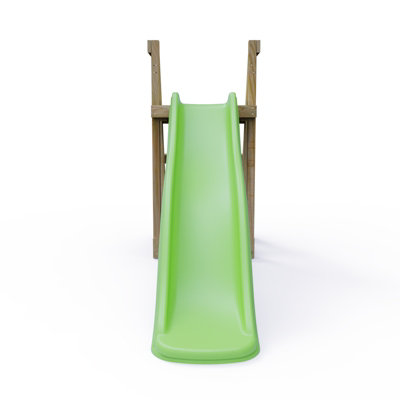 Rebo Free Standing Garden Wave Water Slide with Wooden Platform - 6ft ...