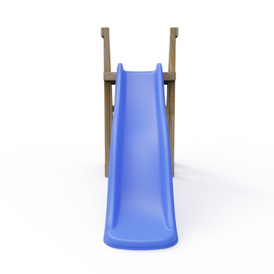 Rebo Freestanding Garden Wave Slide with Wooden Platform - 6FT (175cm ...