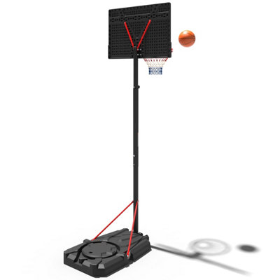 Rebo Freestanding Portable Basketball Hoop with Stand - Adjustable ...