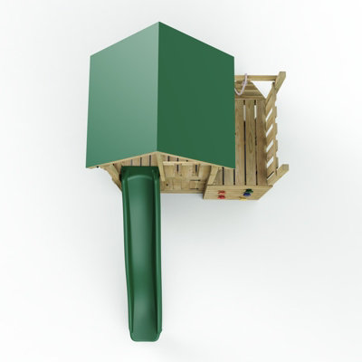 Rebo Modular Wooden Climbing Frame Adventure Playset - M8 plus Ramp