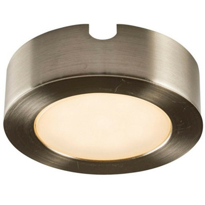 Recess or Surface Under Cabinet LED Light Brushed Chrome Colour ...