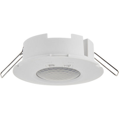 Recessed Ceiling PIR Sensor - 360 Degree Movement Detection - 8 Metre Range