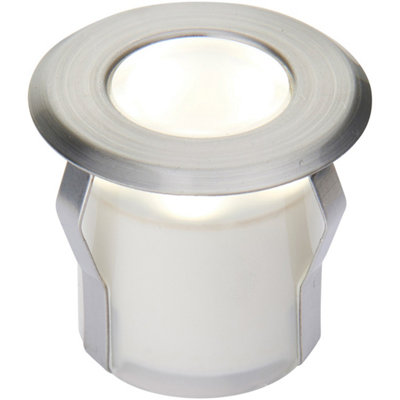 Recessed Decking IP67 Guide Light - 0.8W Cool White LED - Stainless ...