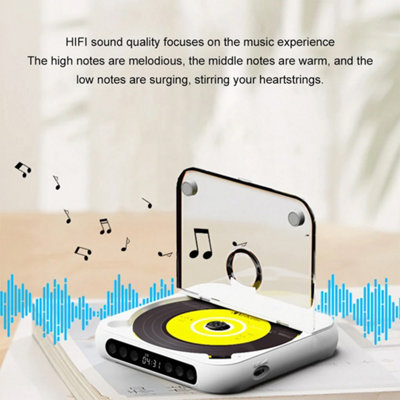 Rechargeable CD Player with Bluetooth Portable Personal CD Players for ...