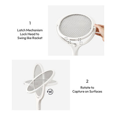 Rechargeable Fly Killer Electric Mosquito Swatter