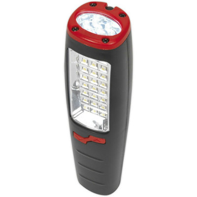 Rechargeable Inspection Light - 24W SMD & 7 LED - Directional Torch ...