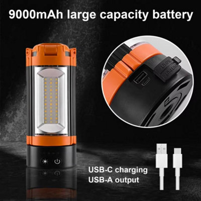 Rechargeable LED Work Light & Camping Lantern with Tripod Stand, 2500 ...