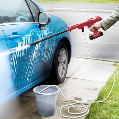 RECHARGEABLE POWER WASHER, CORDLESS 24 BAR PRESSURE WITH 20V LITHIUM ...