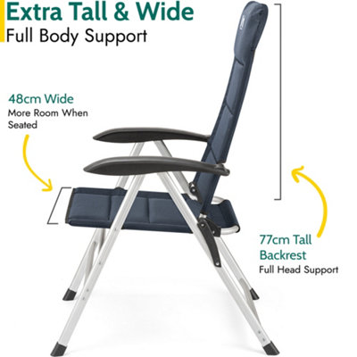 Extra tall camping chair store