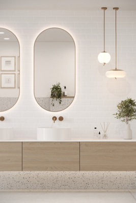 Reco Surfaces Bevel Metro Tile (150mm x 75mm) White Wall Panel ...
