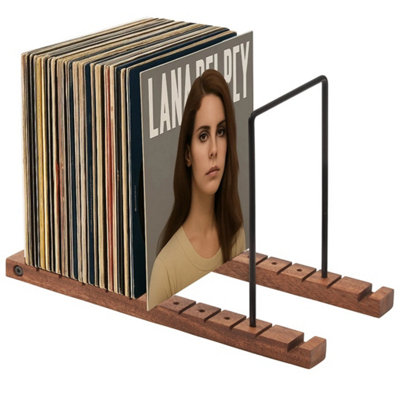 Record Storage Holder 50 Album Holder Display Stand Metal Rack for ...