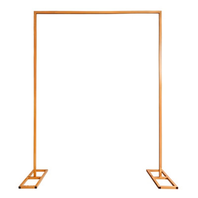 Rectangle Arch Stand Metal Backdrop Stand with Base Garden Arbors - 1 ...
