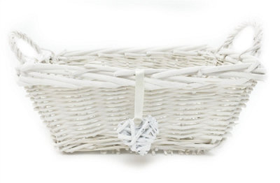 Rectangle Easter Egg Wicker Kitchen Fruit Storage Baskets Xmas Hamper ...